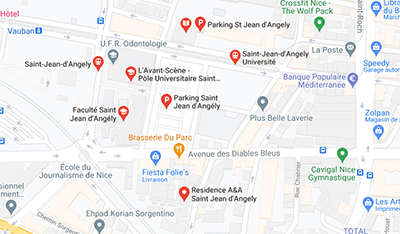 Campus Carlone et campus saint-jean d'angély - Université Côte d'Azur